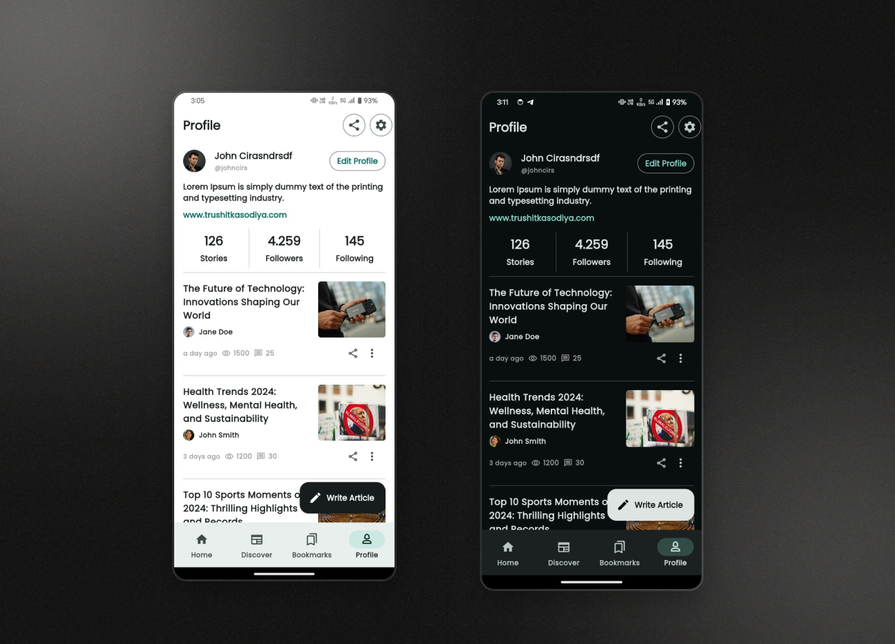 Flutter News App UI Kit – Create Custom News Apps Easily by TrueulyMarket